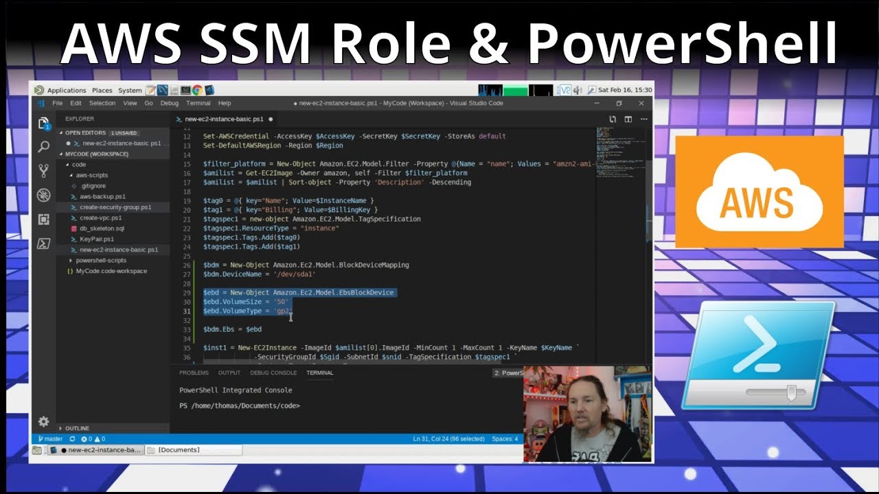 AWS SSM Role with PowerShell "-" Tom's Tech Show