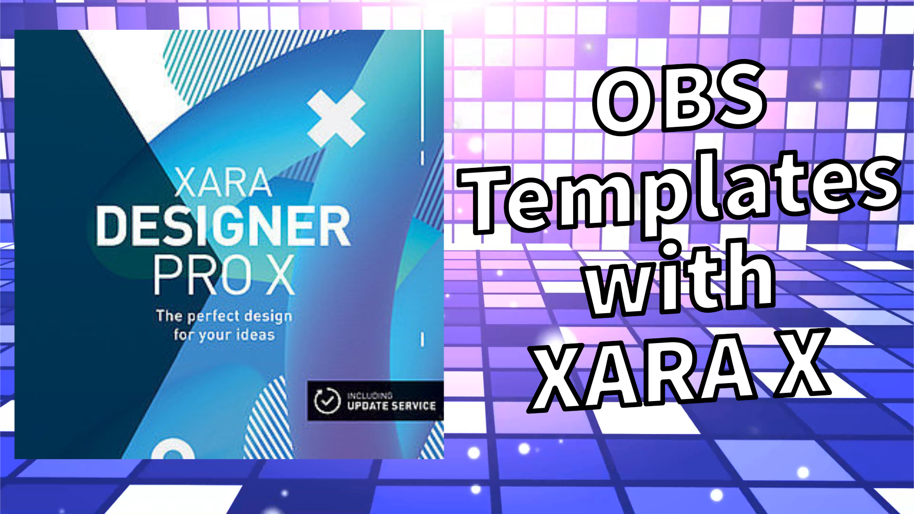 OBS Templates with Xara X "-" Tom's Tech Show