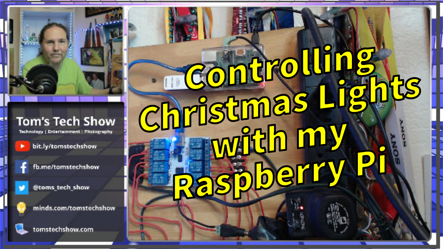 Raspberry Pi Christmas Light Control Part 1 "-" Tom's Tech Show